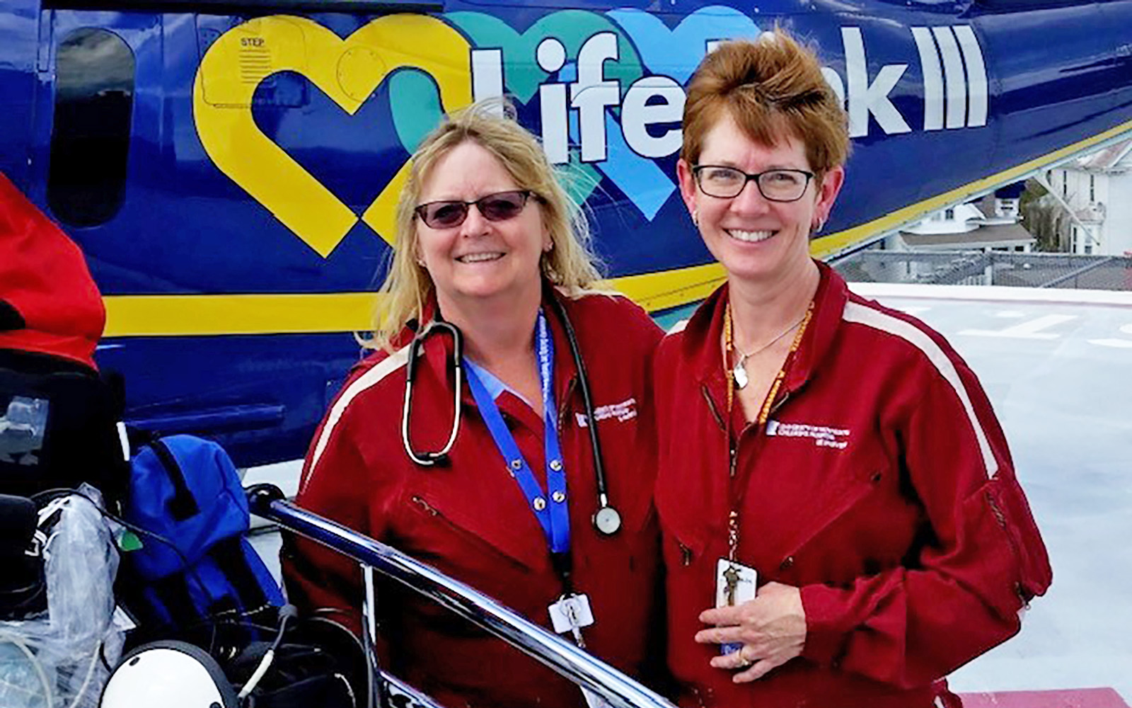 Respiratory therapist saves lives two miles above earth